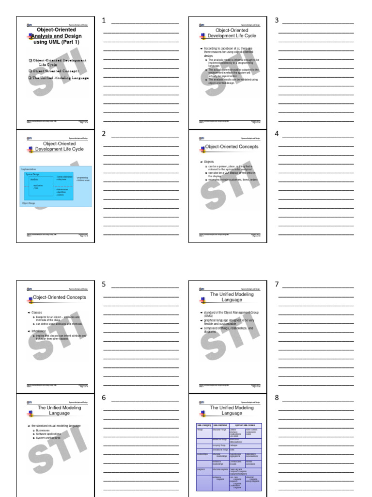 11 Handout | Download Free PDF | Unified Modeling Language | Class ...