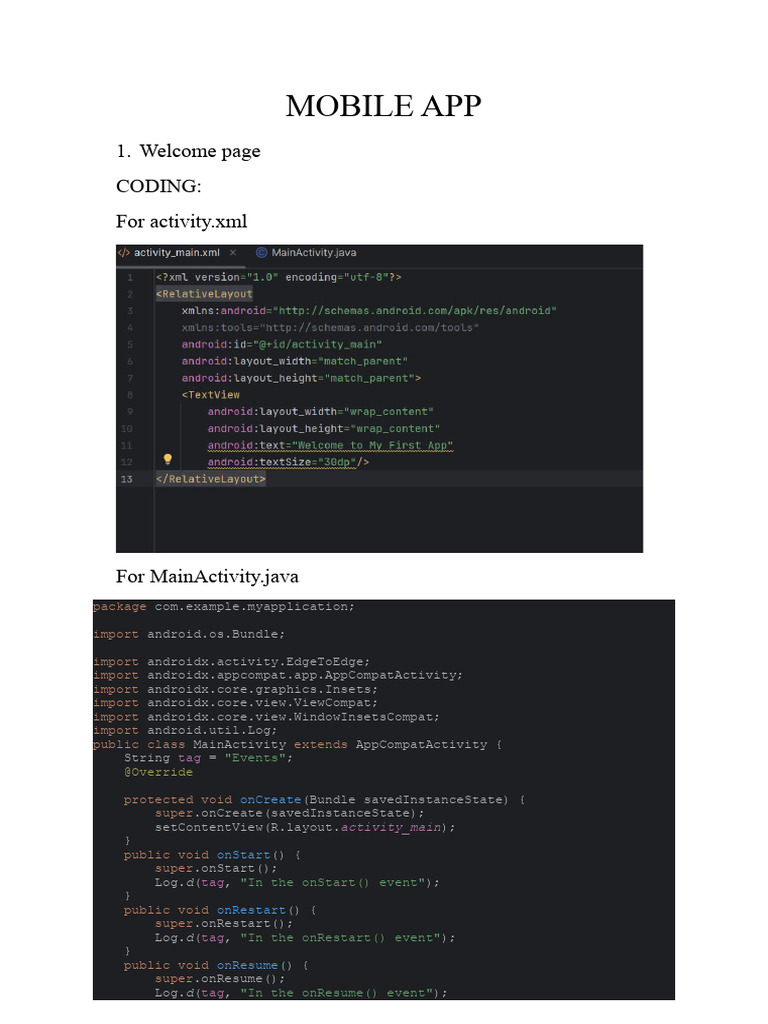 ASSIGNMENT-APP DEVELOPMENT | PDF | Android (Operating System) | Application Software