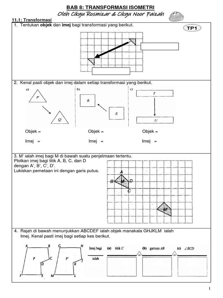 11 Transformasi Isometri A | PDF