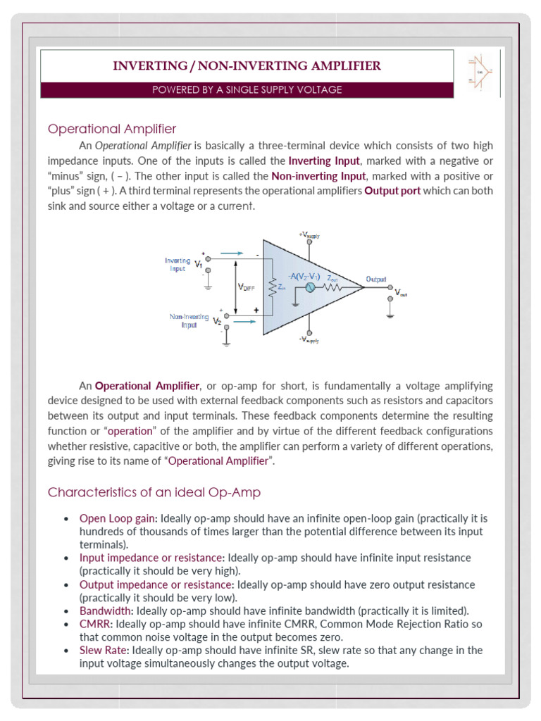 Phy Activity II | PDF | Operational Amplifier | Amplifier