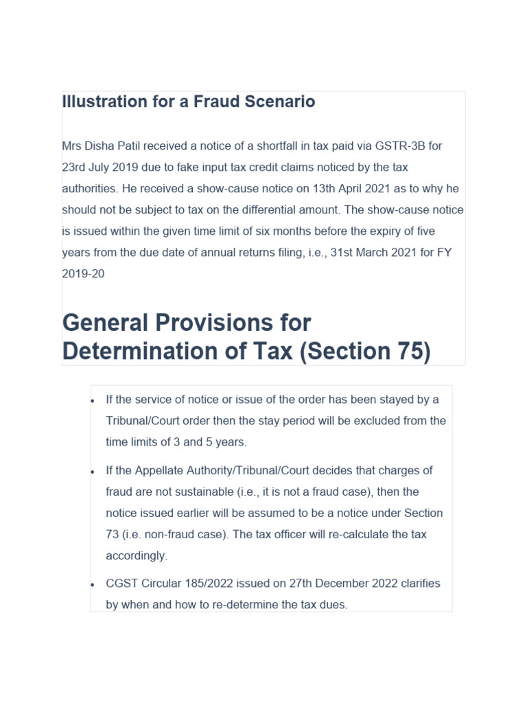Illustration for a Fraud Scenario | PDF | Taxes | Tax Credit