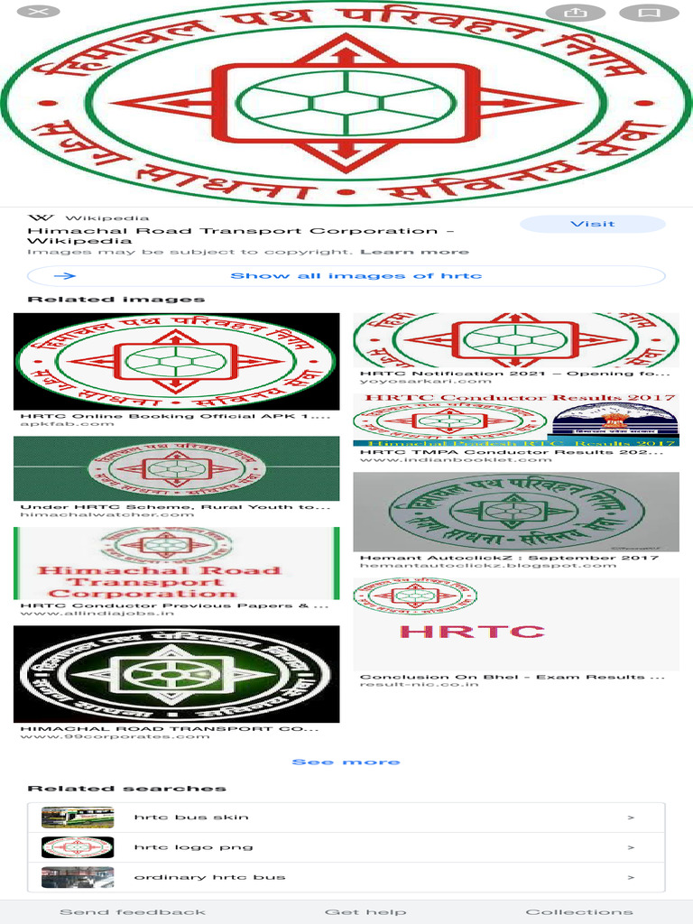 HRTC Logo - Google Search | PDF | Transport | Bus Transport