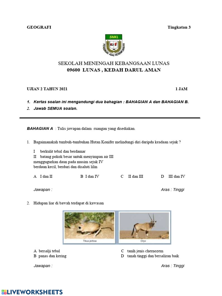 Soalan Geo Obj | PDF