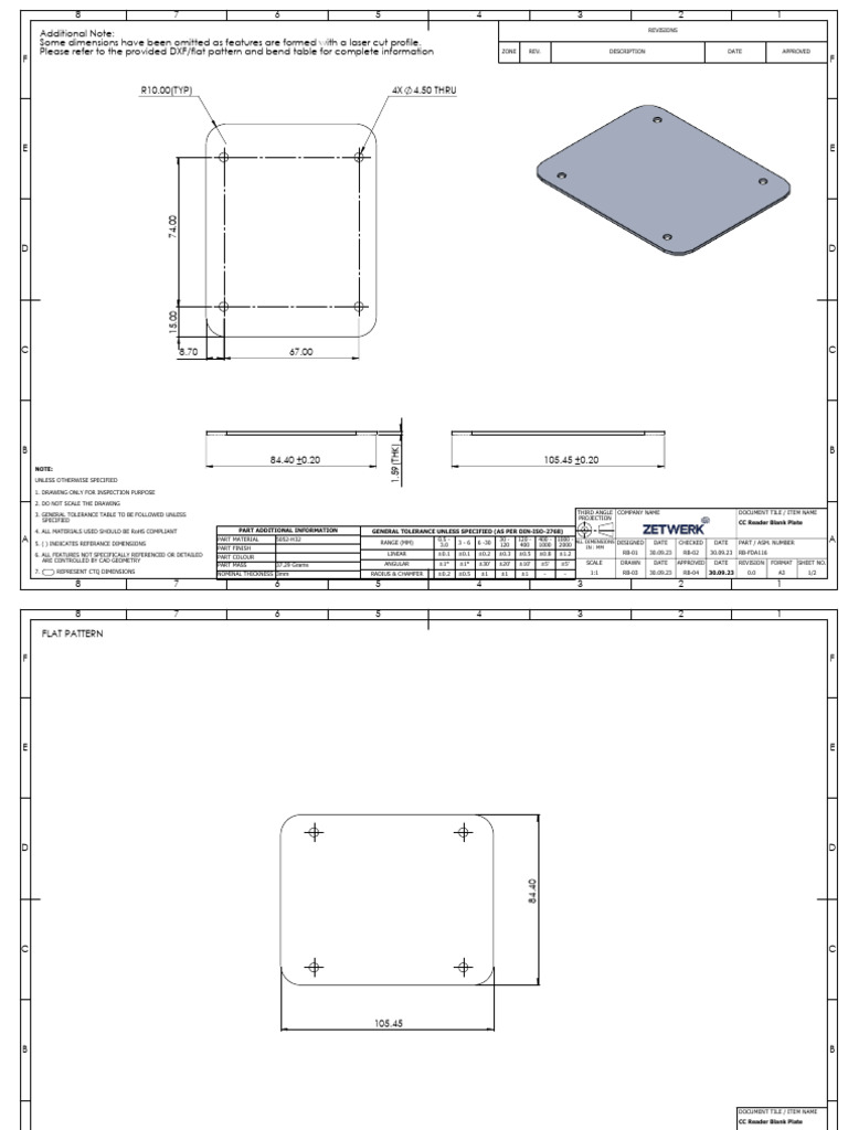 CC Reader Blank Plate | PDF