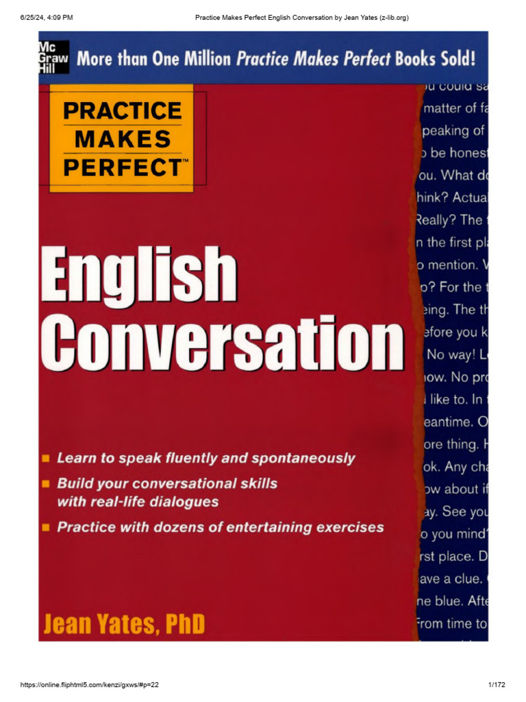 Practice Makes Perfect English Conversation by Jean Yates | PDF ...