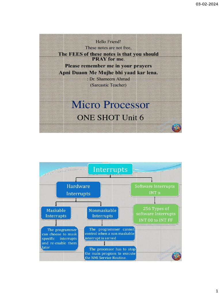 MP Unit 6 Oneshot | PDF | Central Processing Unit | Office Equipment