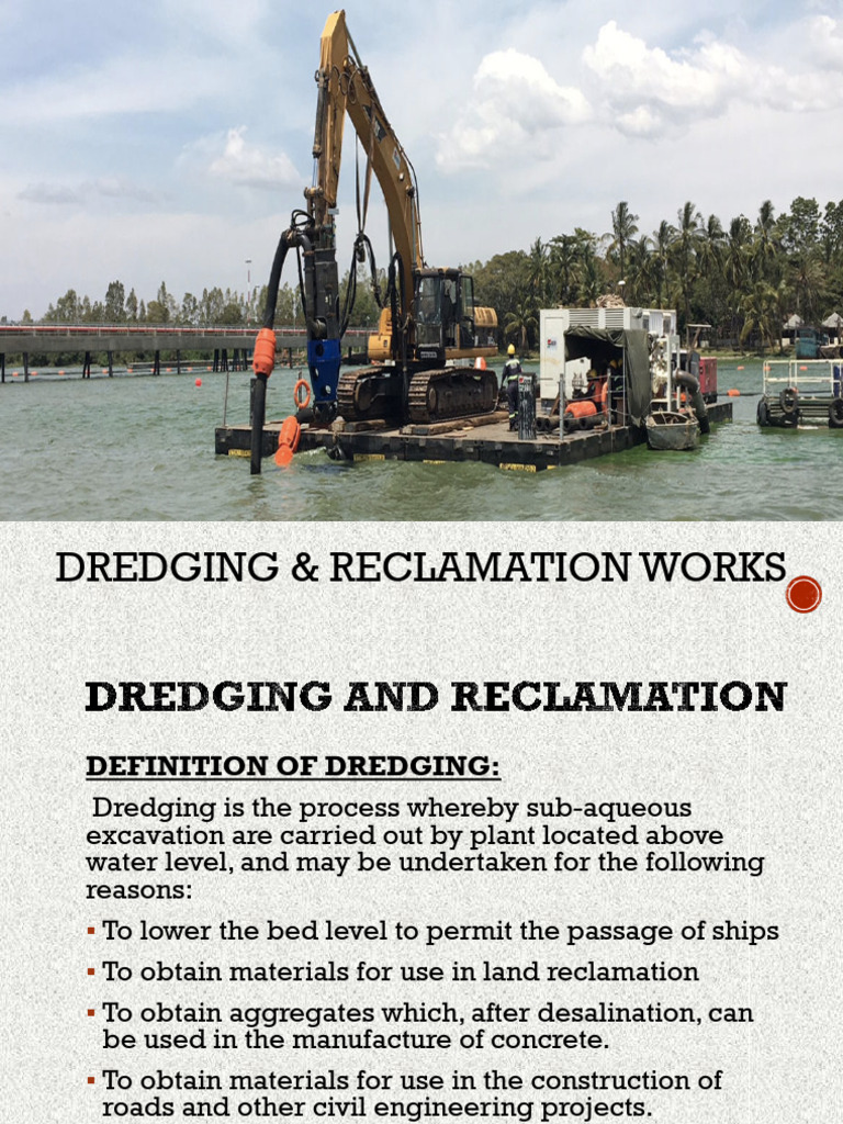 Dredging & Reclamation Works 10.43.18 Am | PDF | Dredging | Hydrology