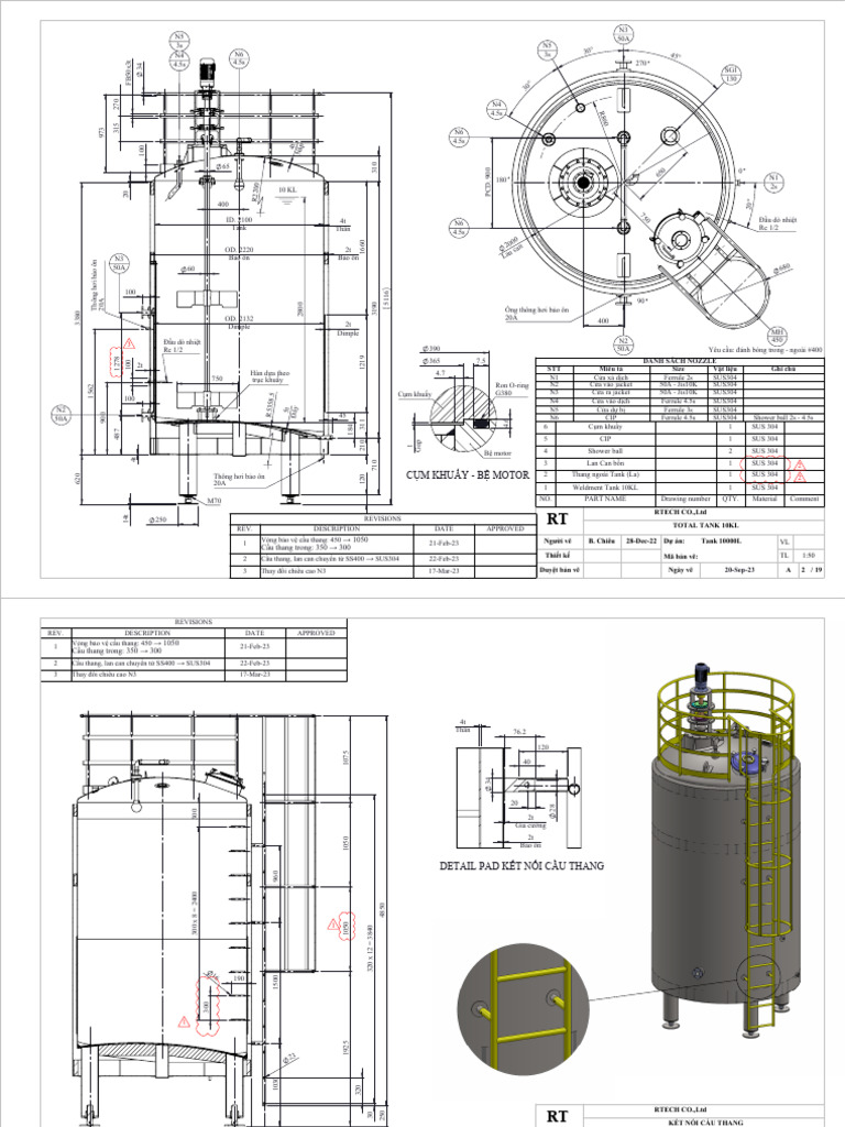 Combine Total Tank 10KL - Hoàn Công - 20230920 | PDF