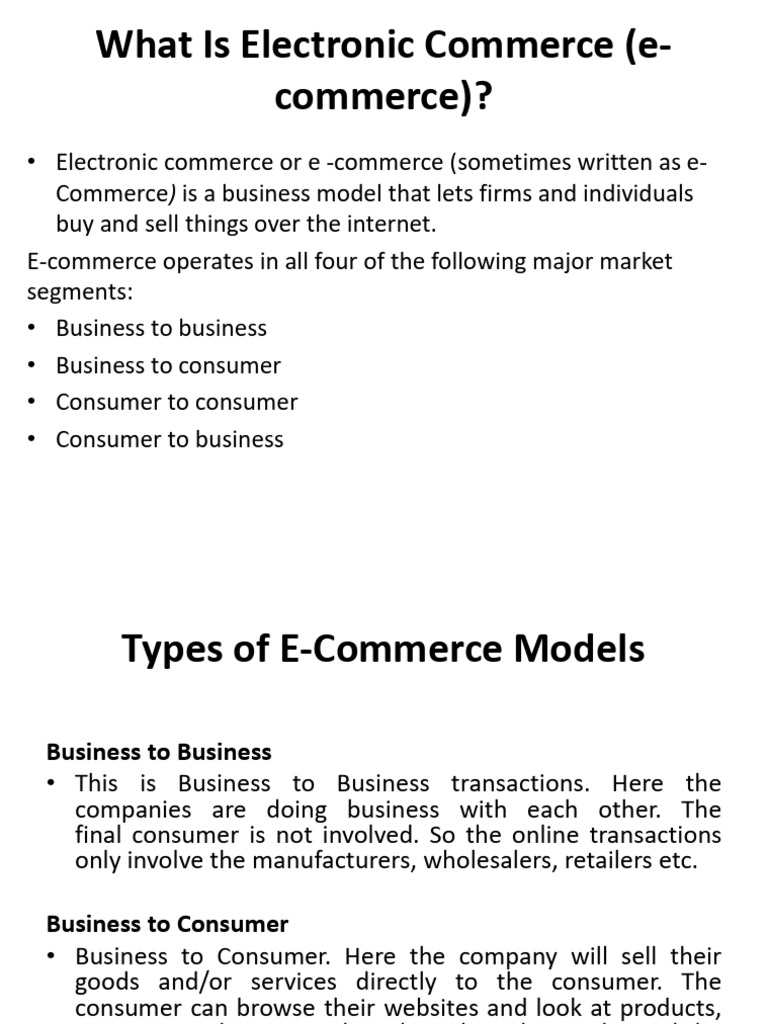 Unit 5 | PDF | E Commerce | Electronic Data Interchange
