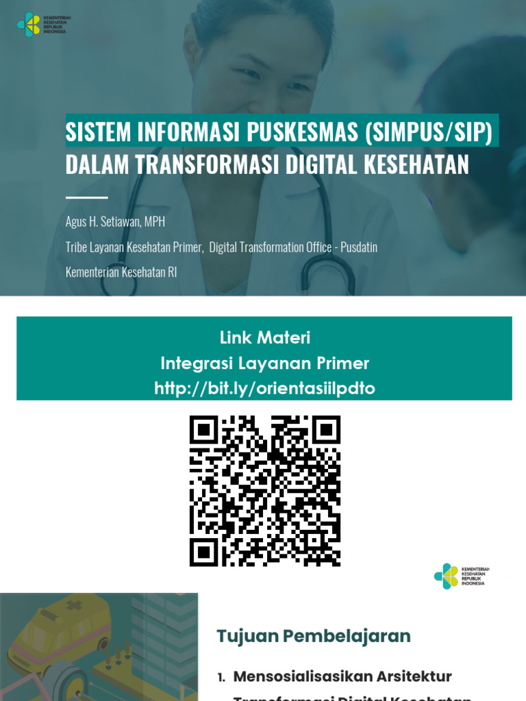 Arsitektur Digital Integrasi Layanan Primer (ILP) - Jawa Timur | PDF