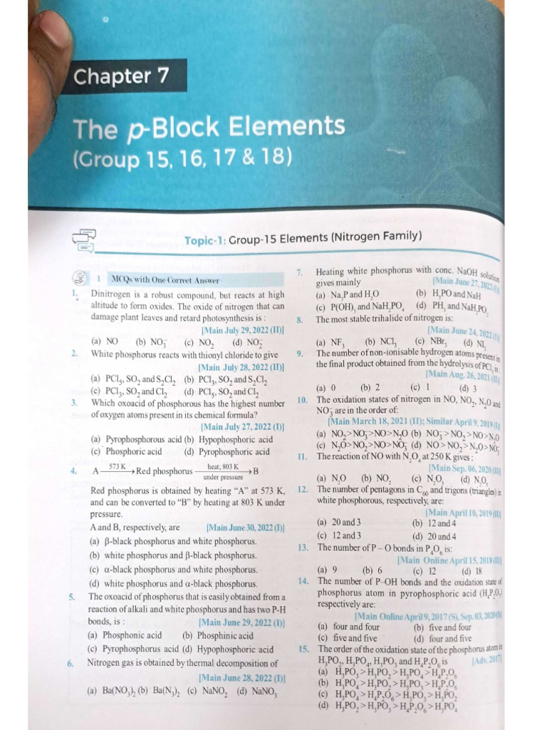 Jee P Block Pyq | PDF