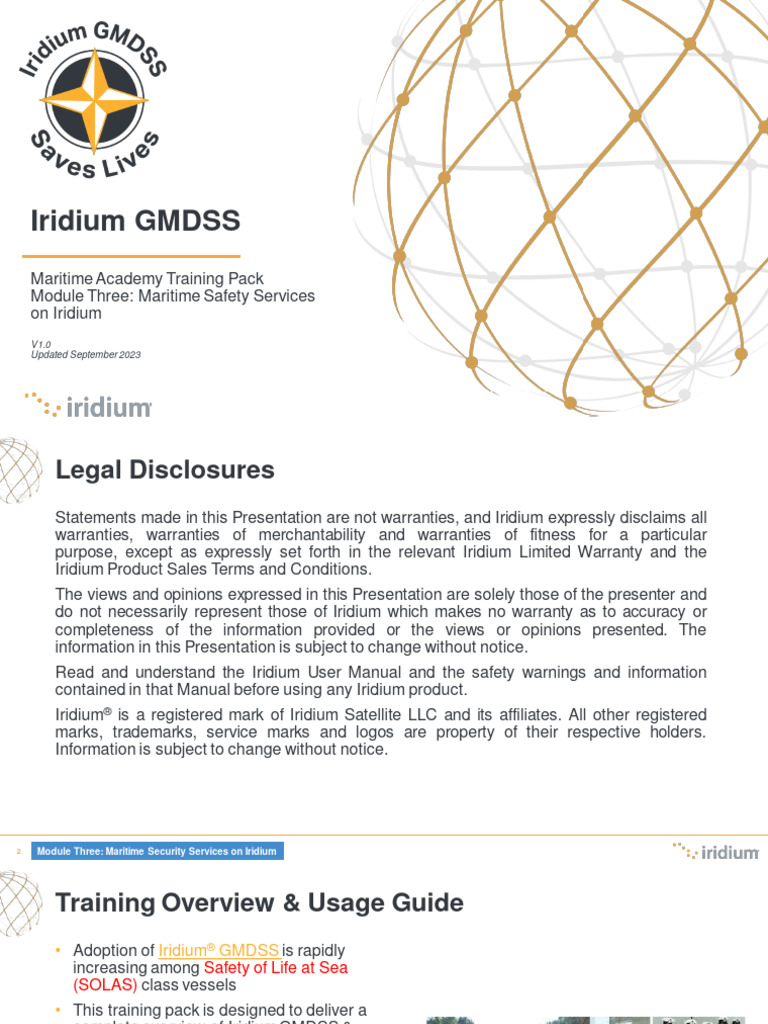 Module 3 - Safety Services | PDF | Water Transport | Telecommunications