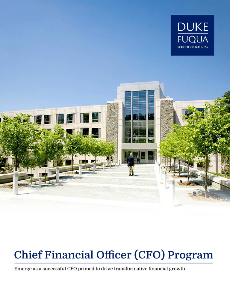 Duke Chief Financial Officer (CFO) Program | PDF | Chief Financial ...