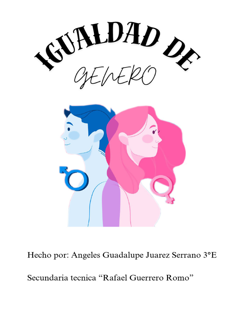 Carteles y dibujos sobre igualdad de género | PDF | Estudios de género ...