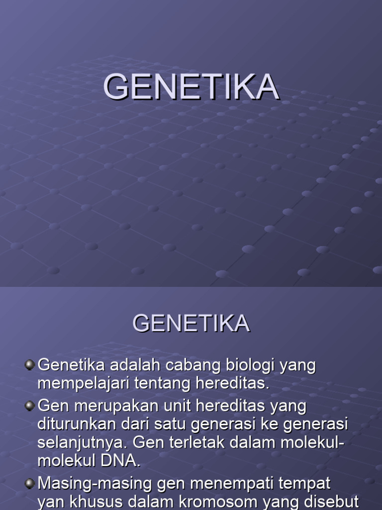 GENETIKA | PDF