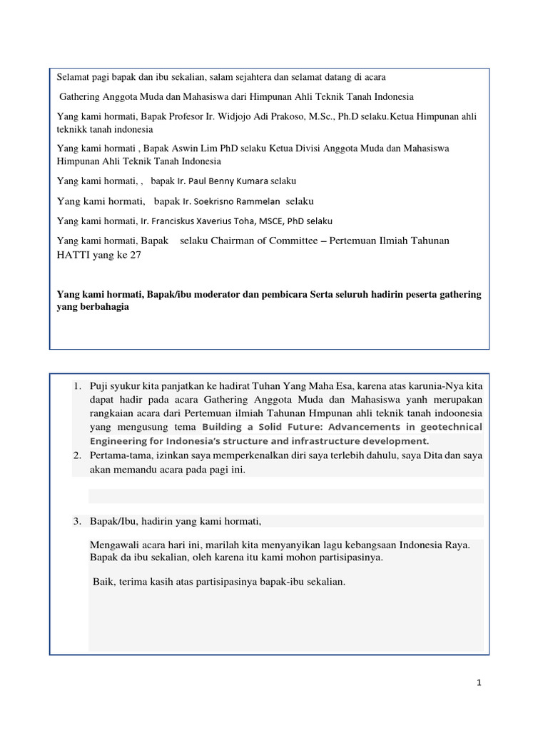 Gathering Anggota Muda HATTI | PDF | Sains & Matematika