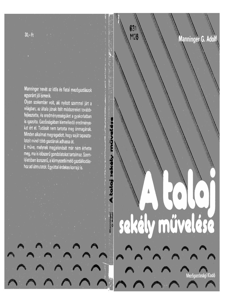 Manninger A Talaj Sekély Művelése | PDF