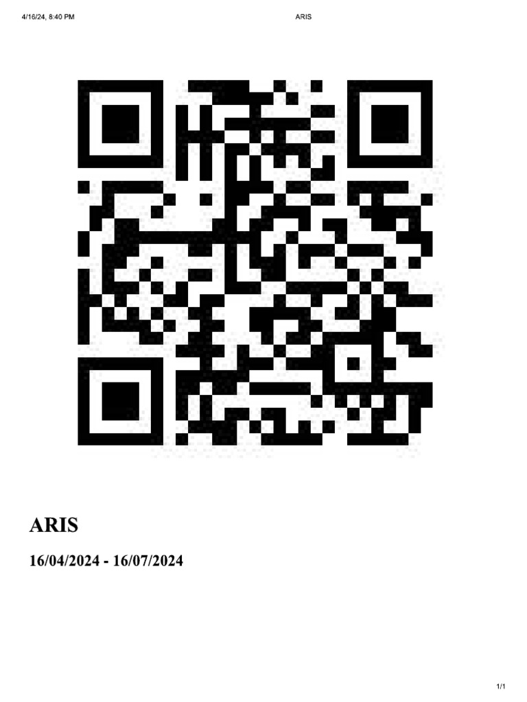 Barcode Pertalite Aris - Copy | PDF