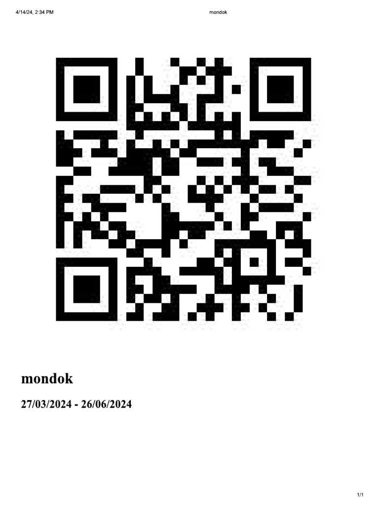 Barcode Solar Mondok | PDF