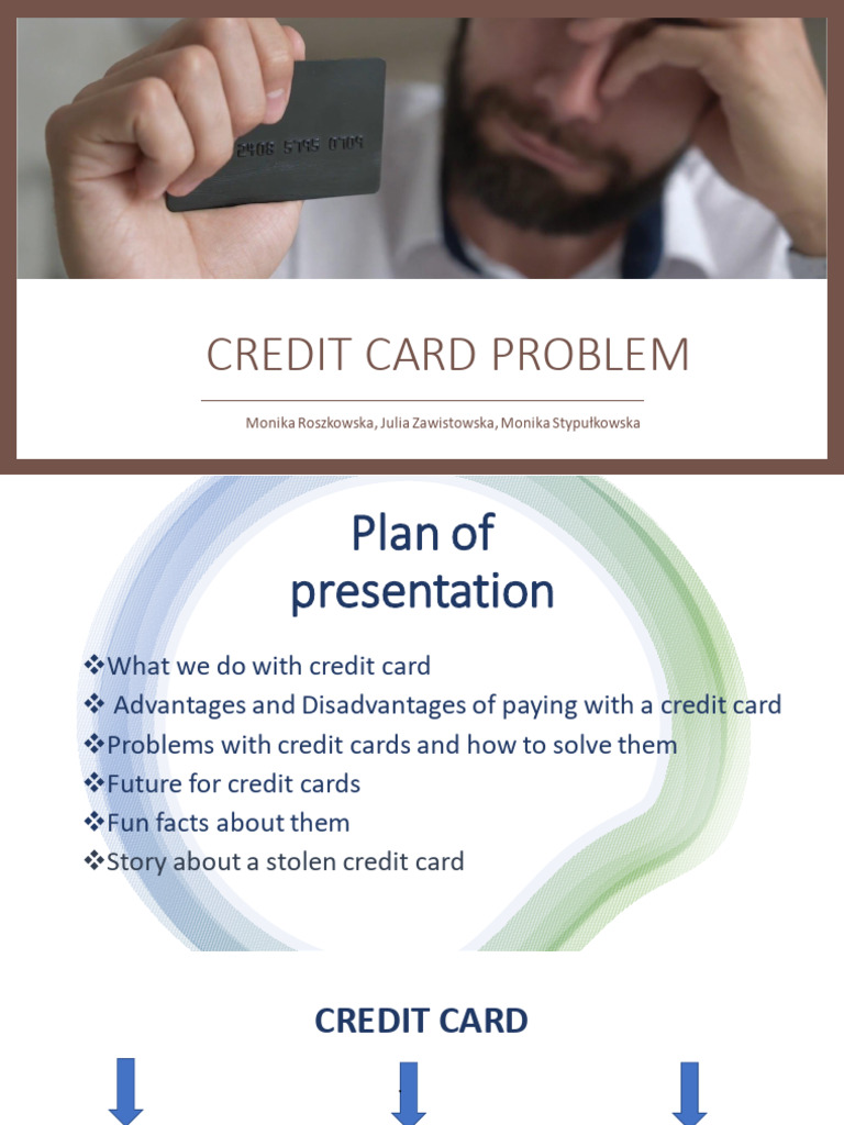Credit Card Problem Prezentacja | PDF | Credit Card | Banking
