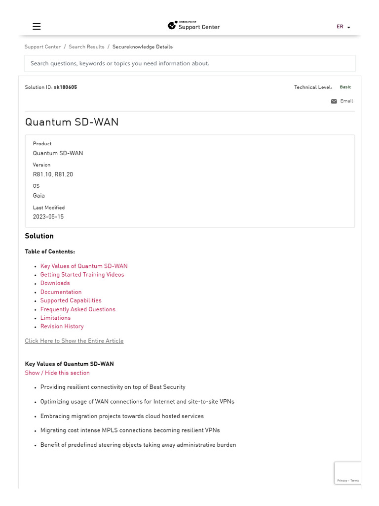 2023 Quantum SD-WAN sk180605 | PDF | Virtual Private Network | Computer Network
