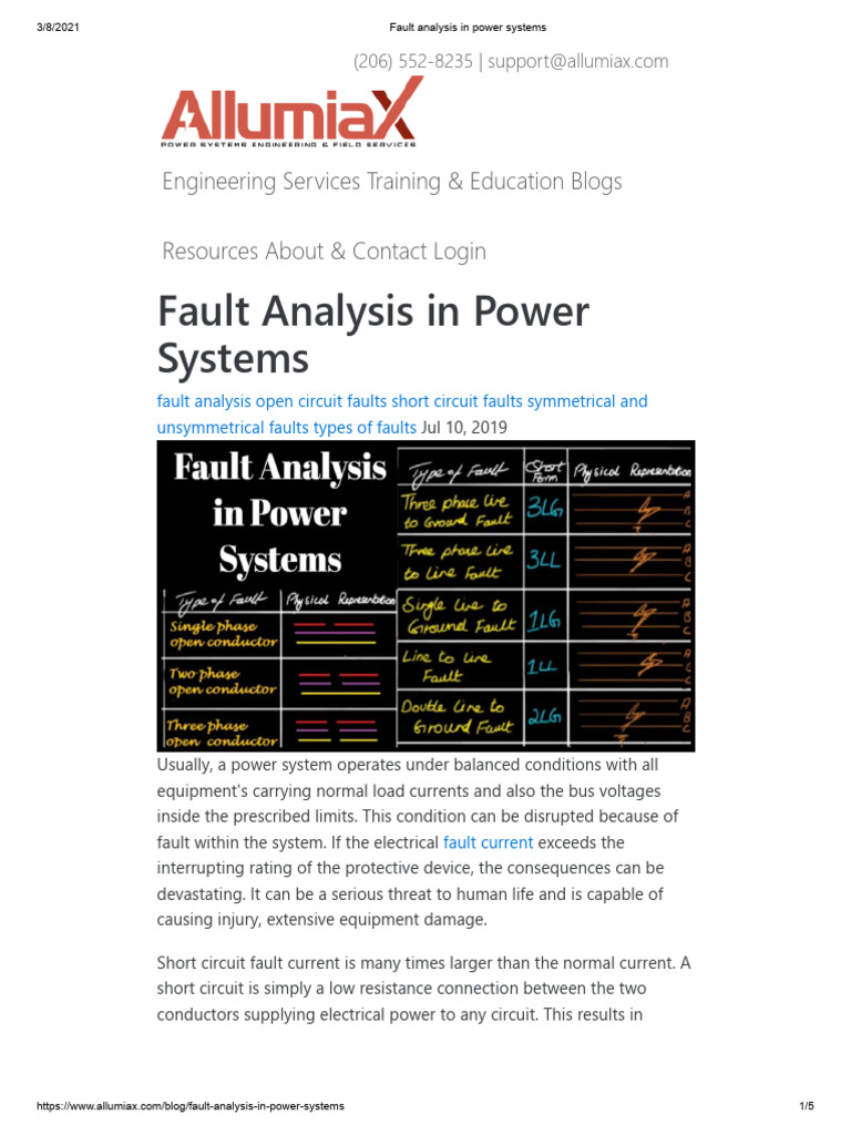 Fault Analysis in Power Systems | PDF | Insulator (Electricity ...