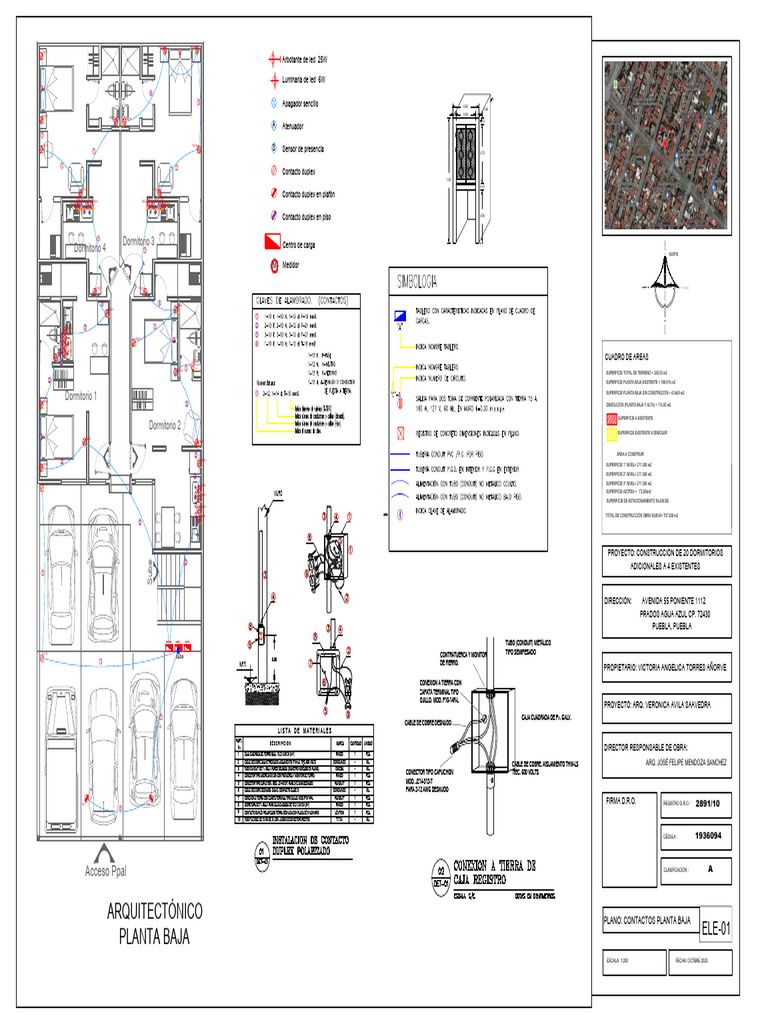 Planos Electricos-Ele-01 | PDF | Ingenieria Eléctrica | Electricidad