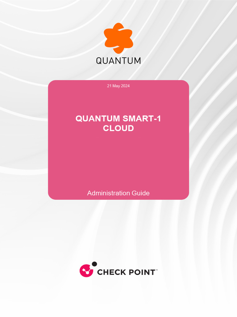 CP Check Point Quantum Smart-1 Cloud AdminGuide | PDF | Cloud Computing | Gateway ...