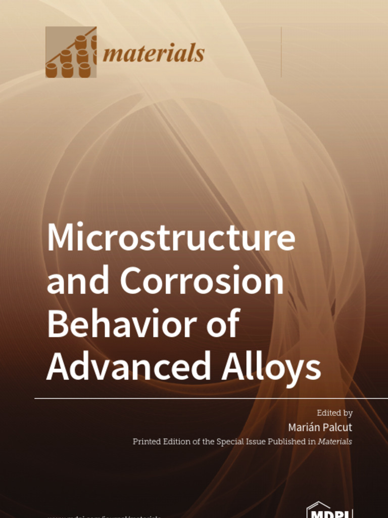Microstructure and Corrosion Behavior of Advanced Alloys | PDF | Steel | Stainless Steel