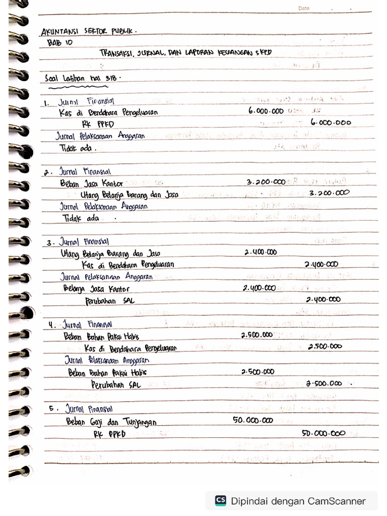 Transaksi Jurnal Bab 10-11 | PDF