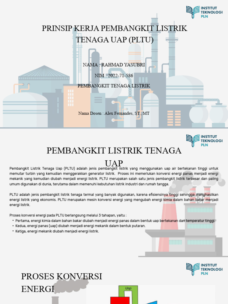 Prinsip Kerja PLTU | PDF