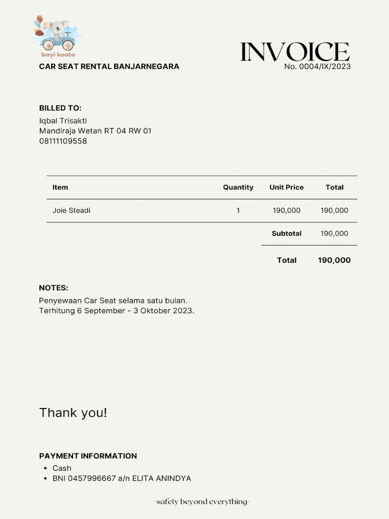 0004 Invoice Bayi Koala Pdf