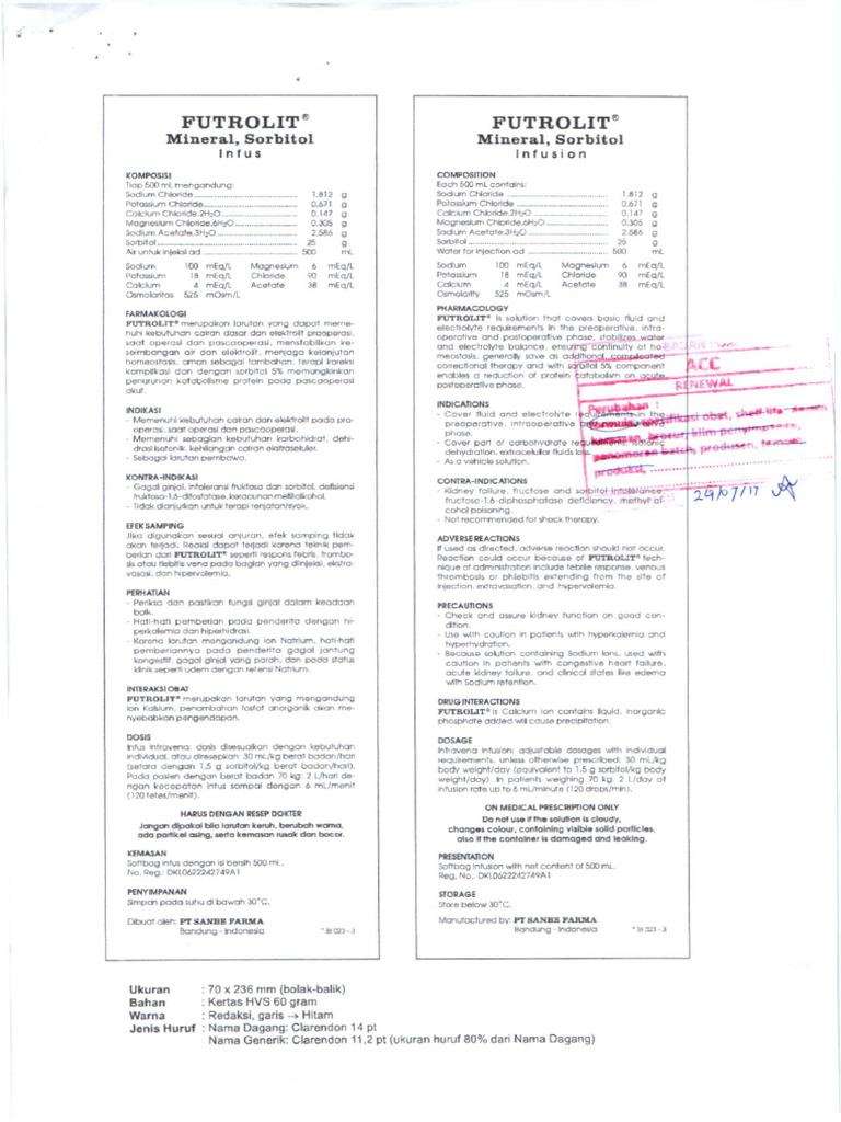 Futrolit Product Specifications Guide | PDF