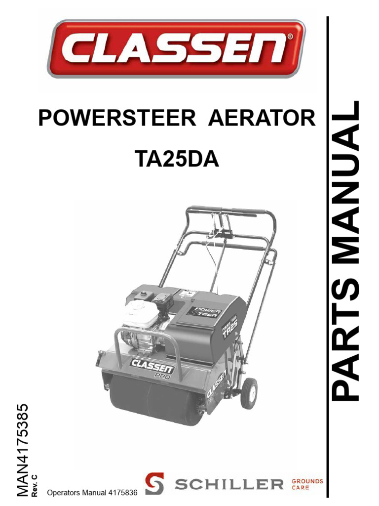 Classen TA25 | PDF | Gasoline | Axle