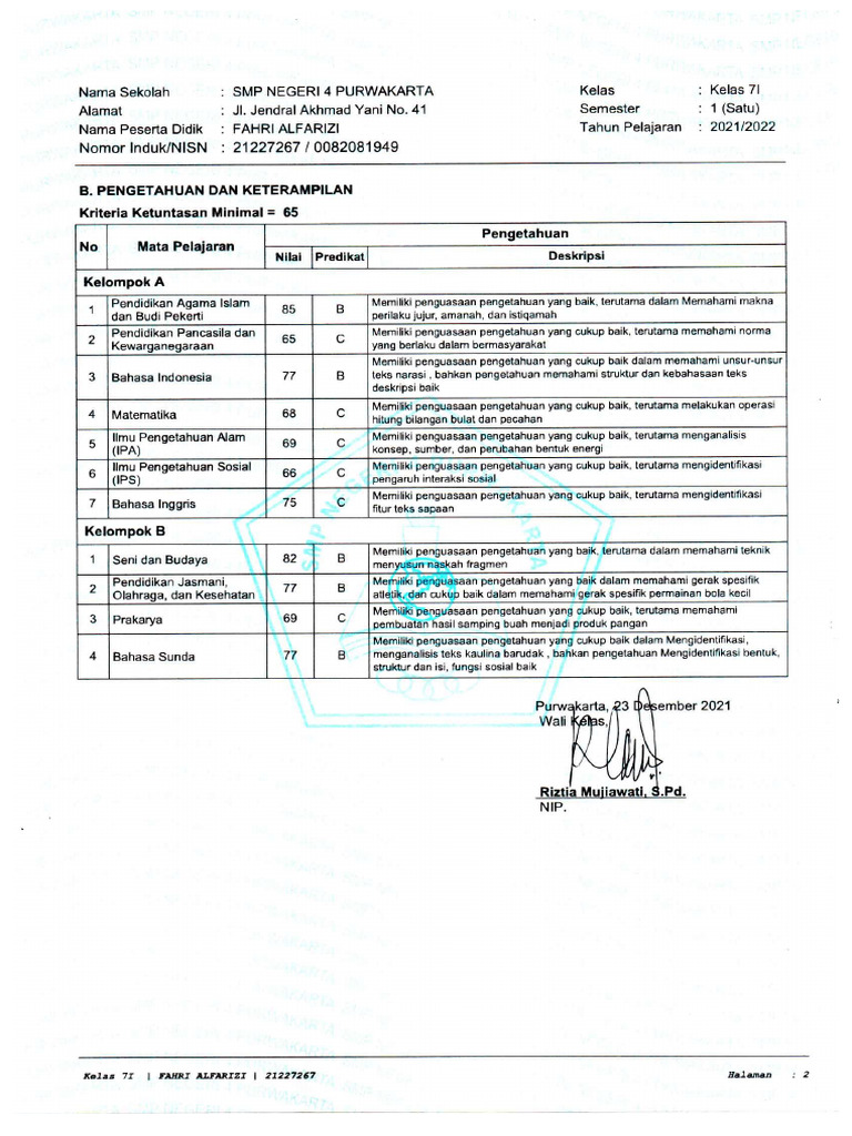 Fahri Alfarizi... | PDF