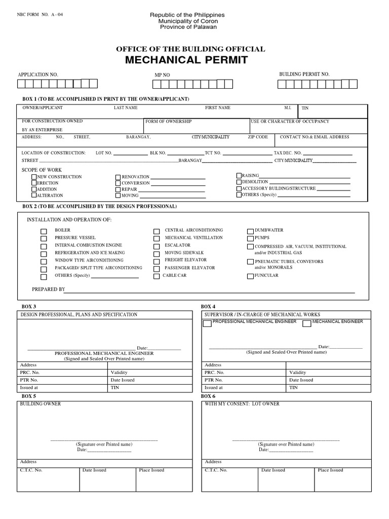 Mechanical-Permit-For-Commercial-Building Only | PDF | Elevator ...