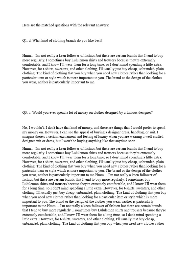 WRT 3 | PDF | Clothing | Fashion