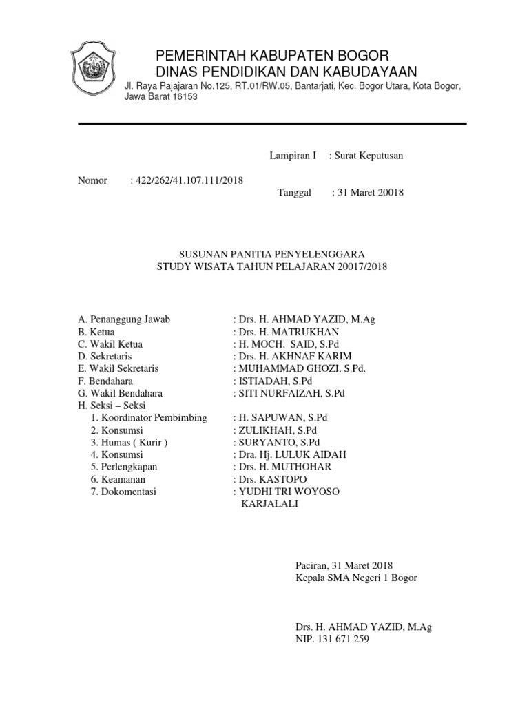 SK Panitia Tour | PDF