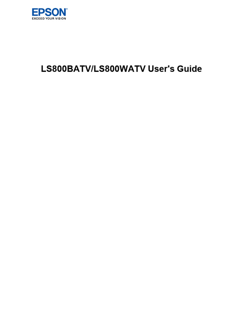 Epiqvision Ultra ls800 | PDF | Hdmi | Usb