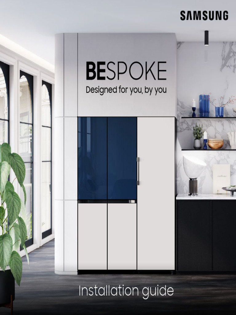 Bespoke Ref Installation Guide Web | PDF | Refrigerator | Manufactured ...