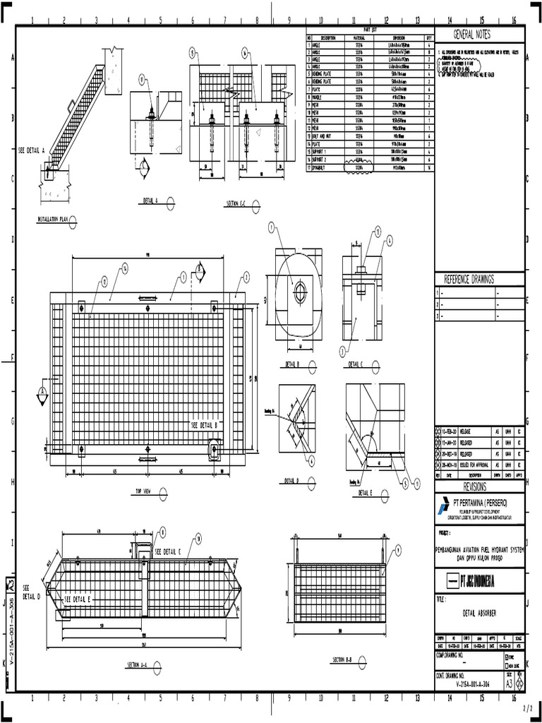 V-215A-001-A-306 Detail Drawing Absorber Rev.2C-Sheet 2 of 2 | PDF