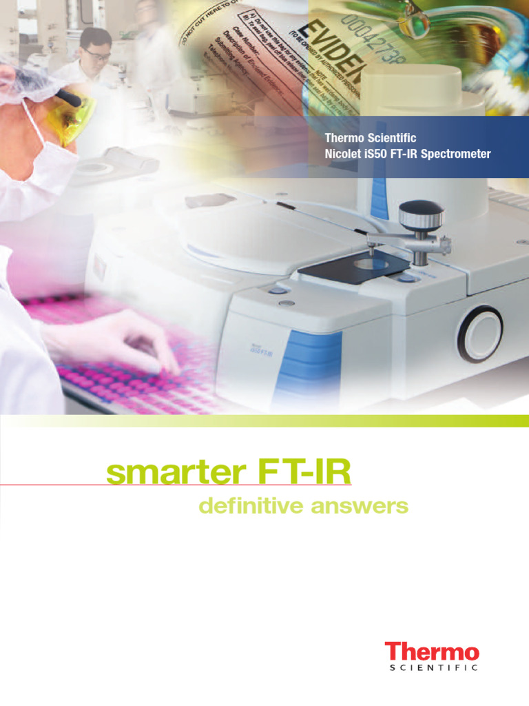 Nicolet Is50 FT-IR Spectrometer Brochure | PDF | Raman Spectroscopy ...