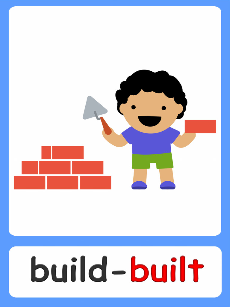 PAST TENSE VERBS Flashcards | PDF