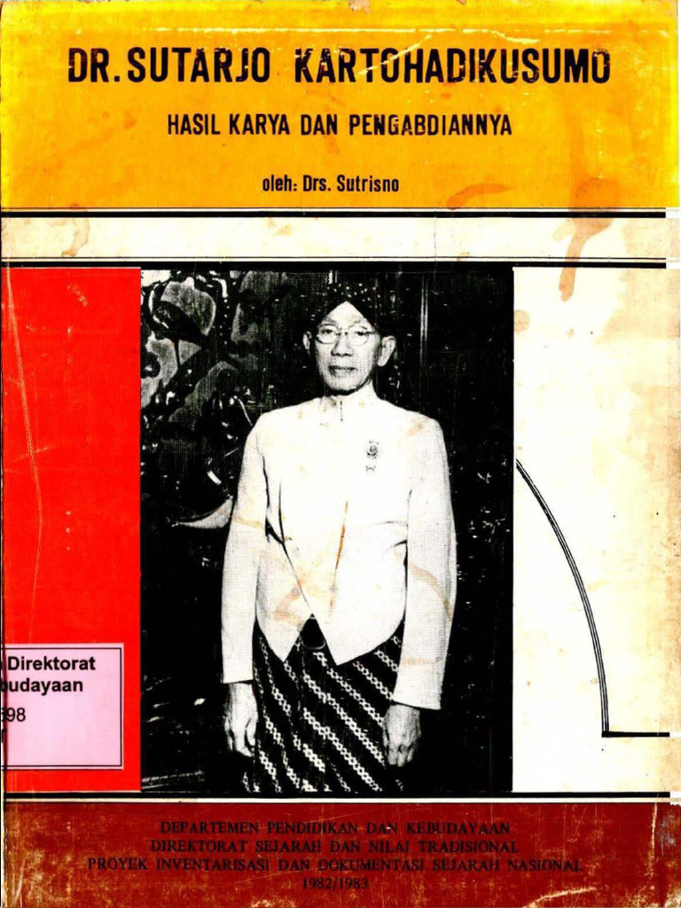 Biografi Dr. Sutarjo Kartohadikusumo | PDF | Ilmu Sosial | Seni