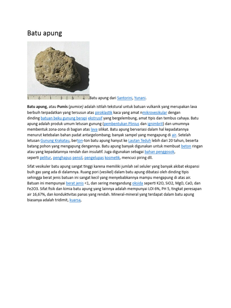 Batu Apung | PDF | Ilmu Sosial | Seni