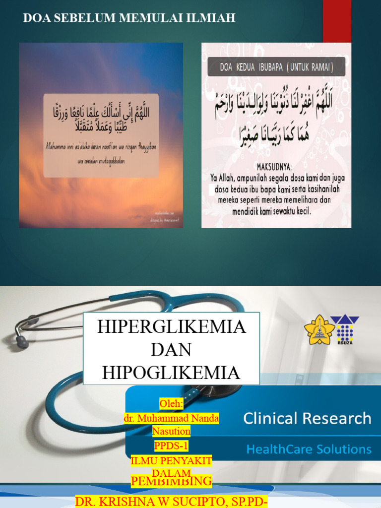Hiperglikemia dan Hipoglikemia_Muhammad Nanda Nasution | PDF Hiperglikemia dan Hipoglikemia_Muhammad Nanda Nasution | PDF
