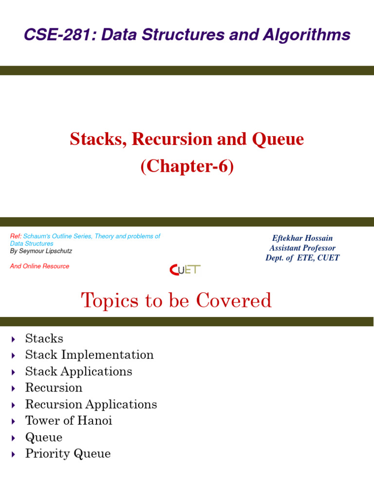 Stacks Queues Chapter 6 Pdf Queue Abstract Data Type Function Mathematics 8878