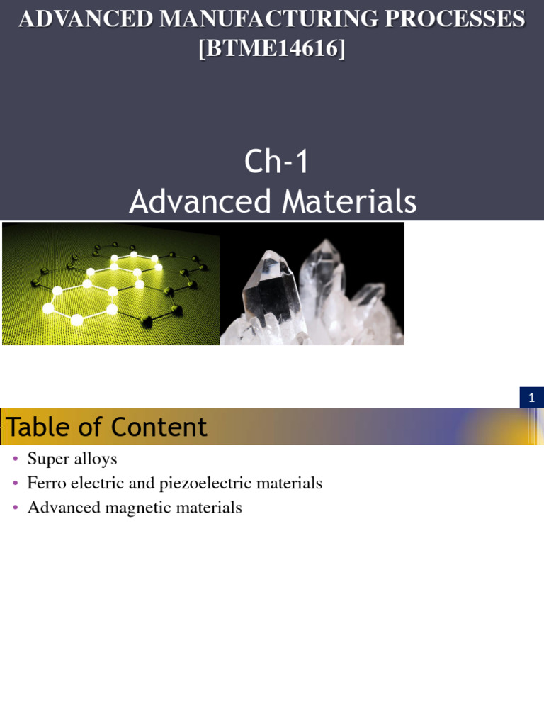Chap1 Adv Materials | PDF | Magnetism | Magnet