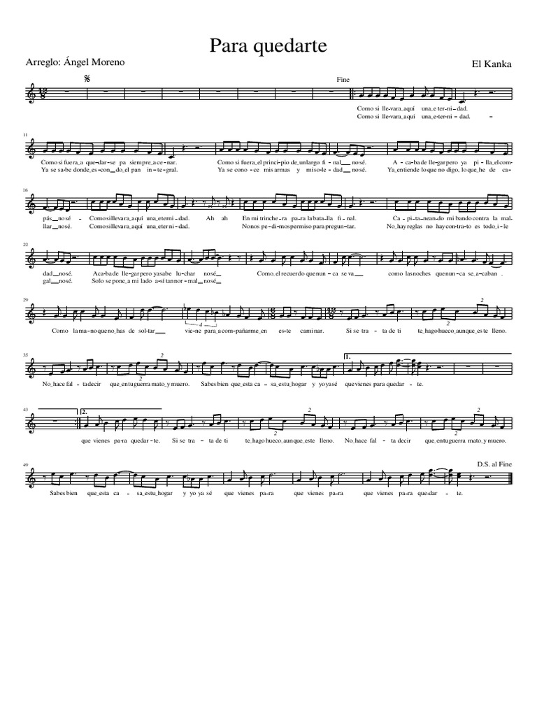 Para Quedarte El Kanka | PDF