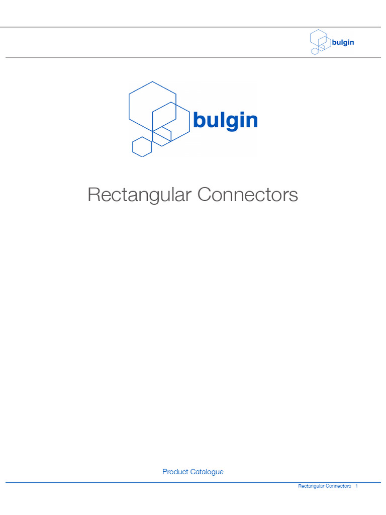 Rectangular Connectors | Download Free PDF | Electrical Connector ...
